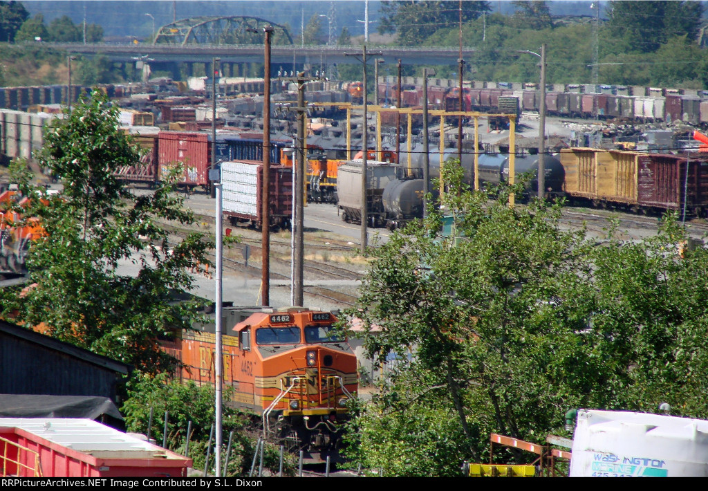 BNSF Delta Yard view